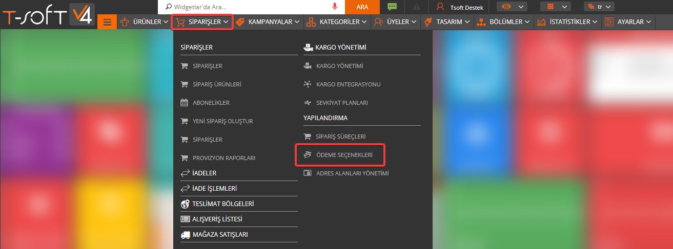 IYZICO ÖDEME ENTEGRASYONU | T-Soft Destek Sistemi